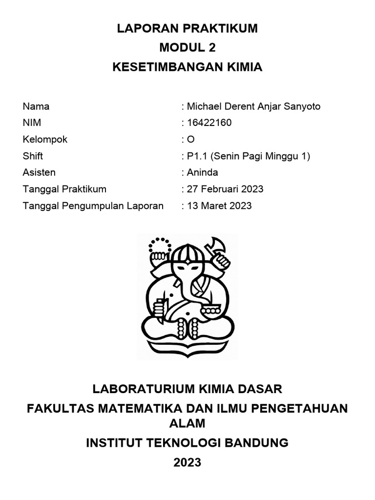 Template Judul Laprak 1 | PDF