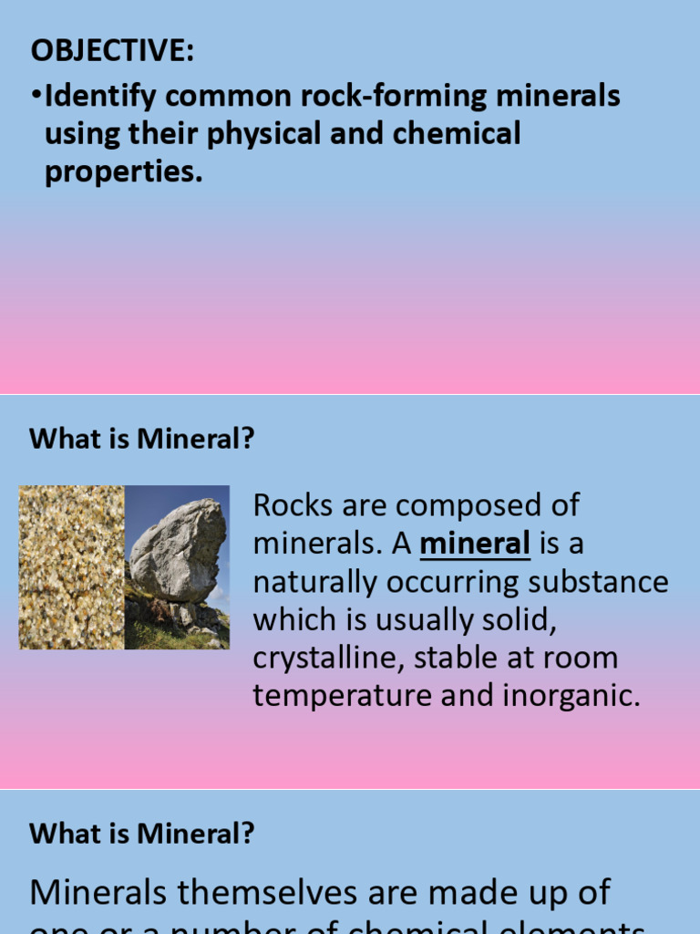 Identifying Common Rock-Forming Minerals | PDF | Minerals | Materials
