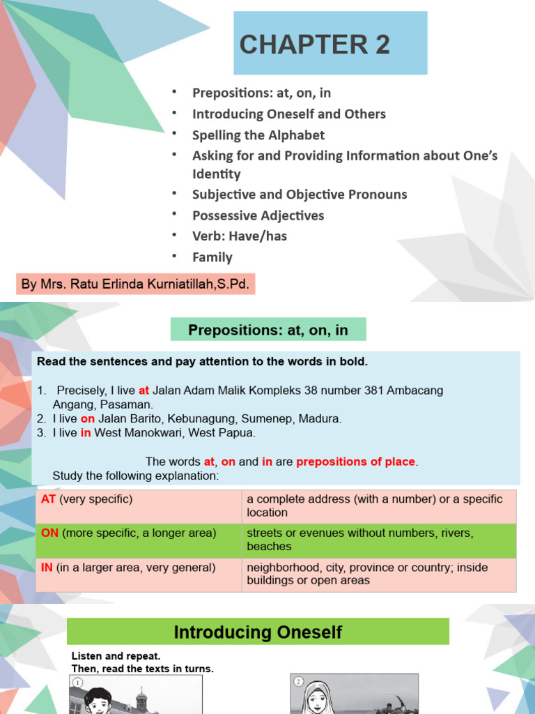 CHAPTER 2 - Full Version | Download Free PDF | Pronoun | Grandparent