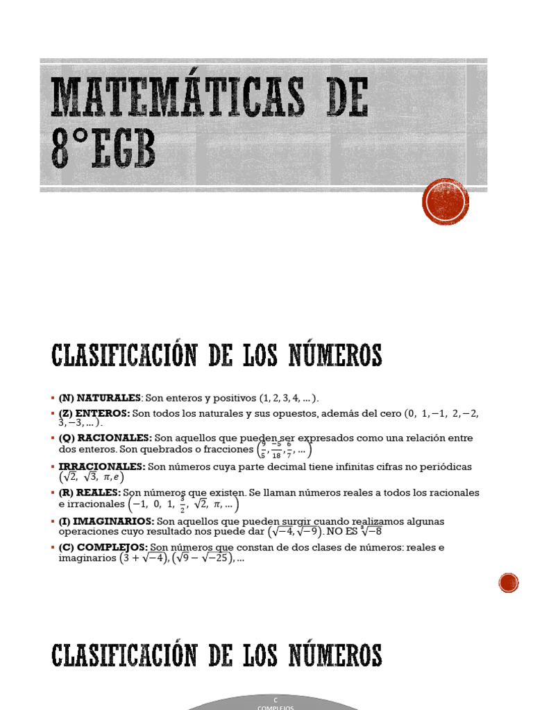 8egb Naturales | PDF | Entero | Números