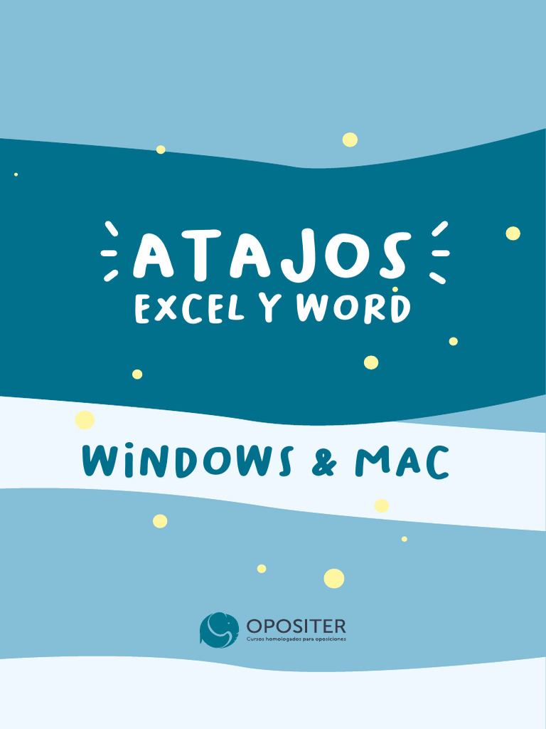 Atajos Teclado | PDF | Microsoft Excel | Microsoft Word