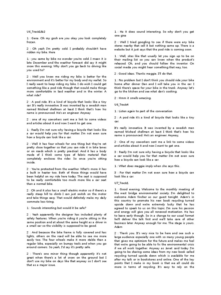 Speaking Script | Download Free PDF | Recycling | Reuse