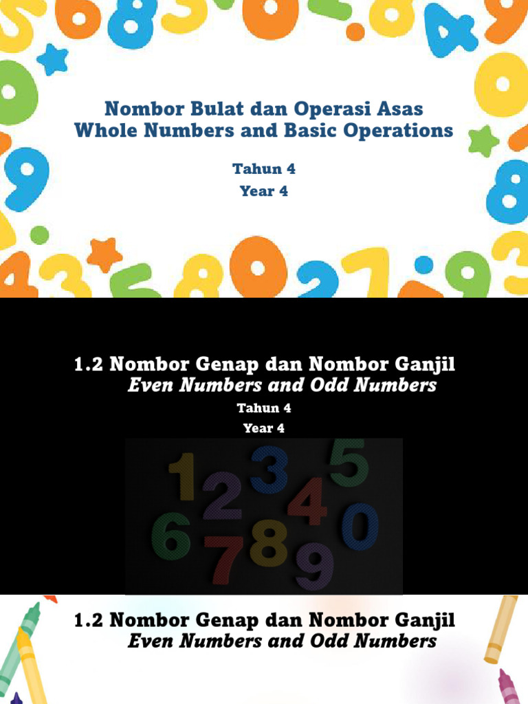 1 Nombor Genap & Nombor Ganjil - 2022 - M2 | PDF