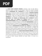 Modelo Poder Especial para Realizar Traspaso de Vehiculo | PDF