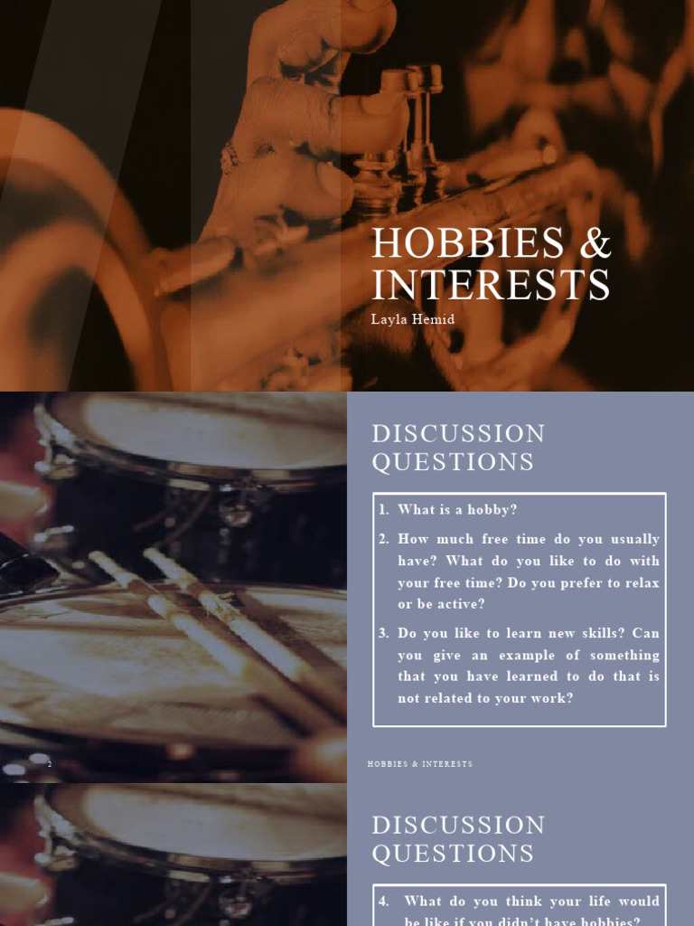 Hobbies & Interests | PDF | Hobbies | Psychology
