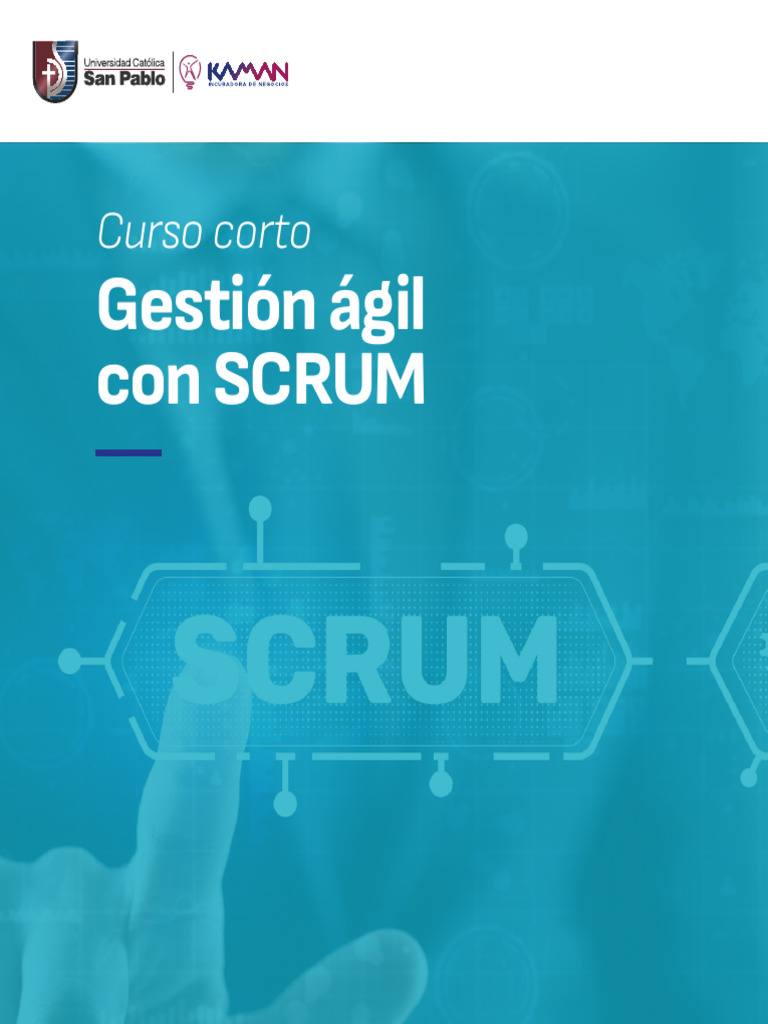 Brochure Gestion Agil Con SCRUM | PDF | Scrum (desarrollo de software) | Desarrollo Ágil de Software