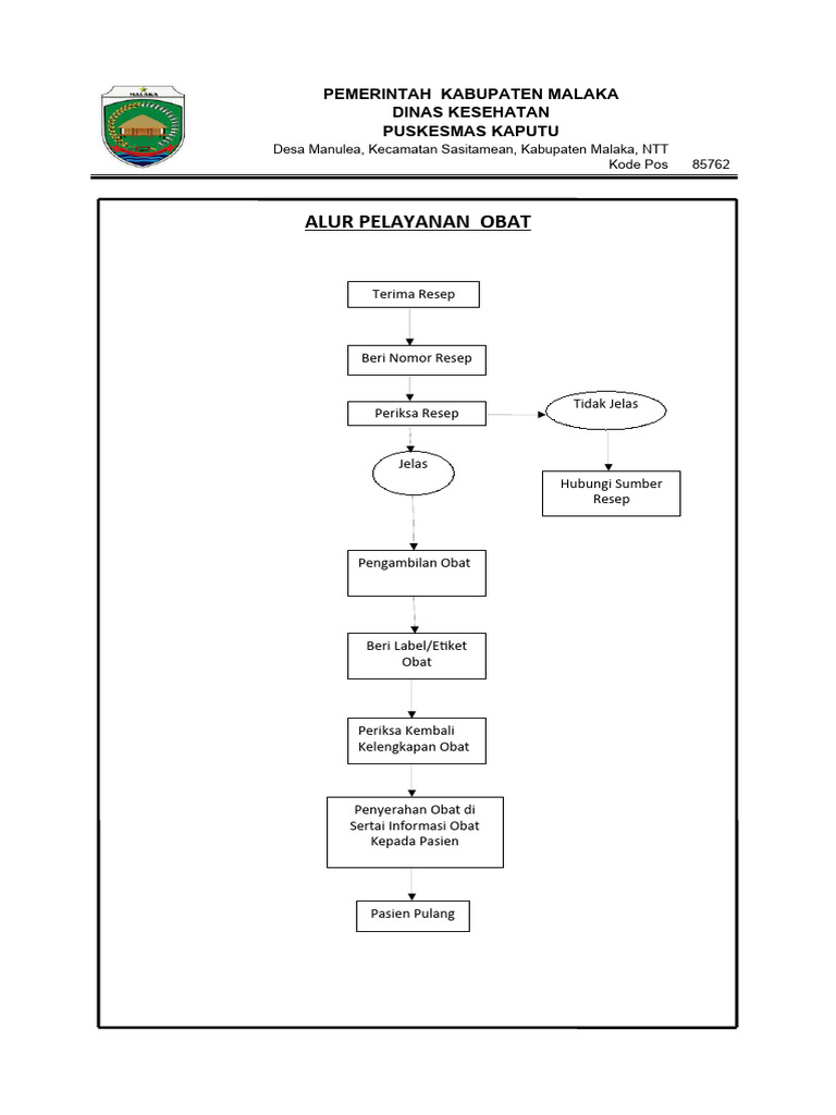 Alur Pelayanan Obat | PDF