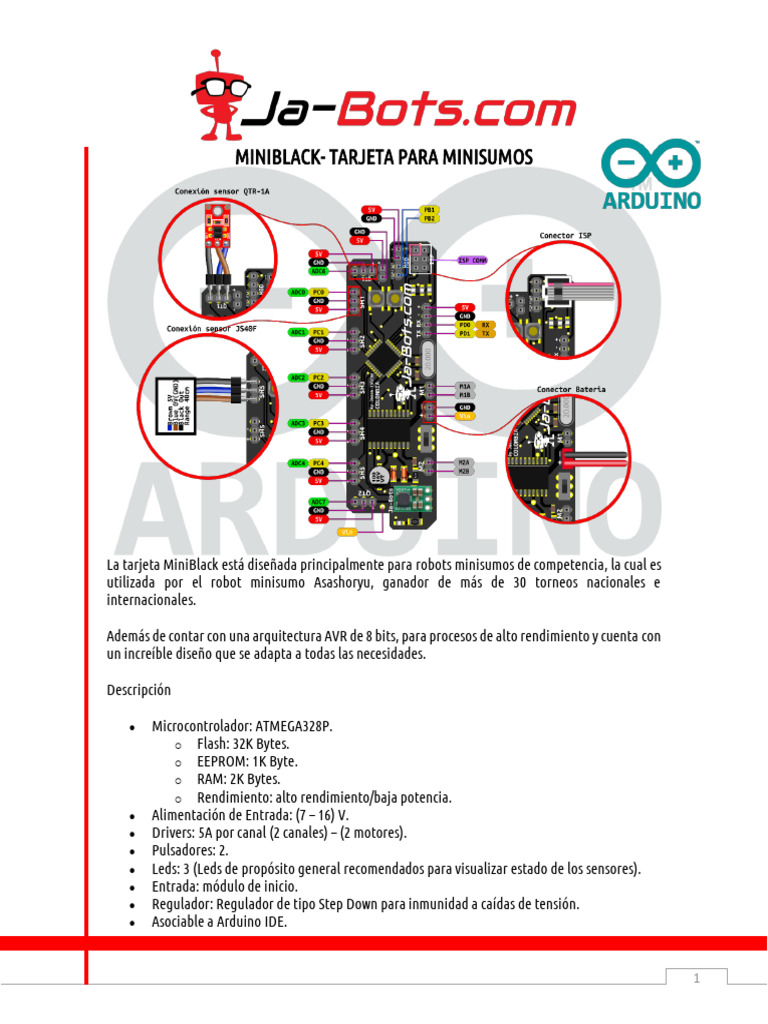 Arduino Mini Black | PDF | Arduino | Archivo de computadora