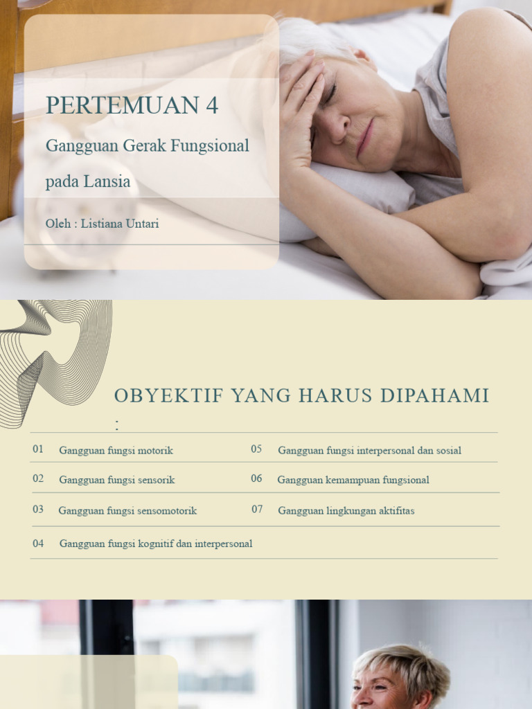 PERTEMUAN 4 Fisioterapi Geriatri | PDF