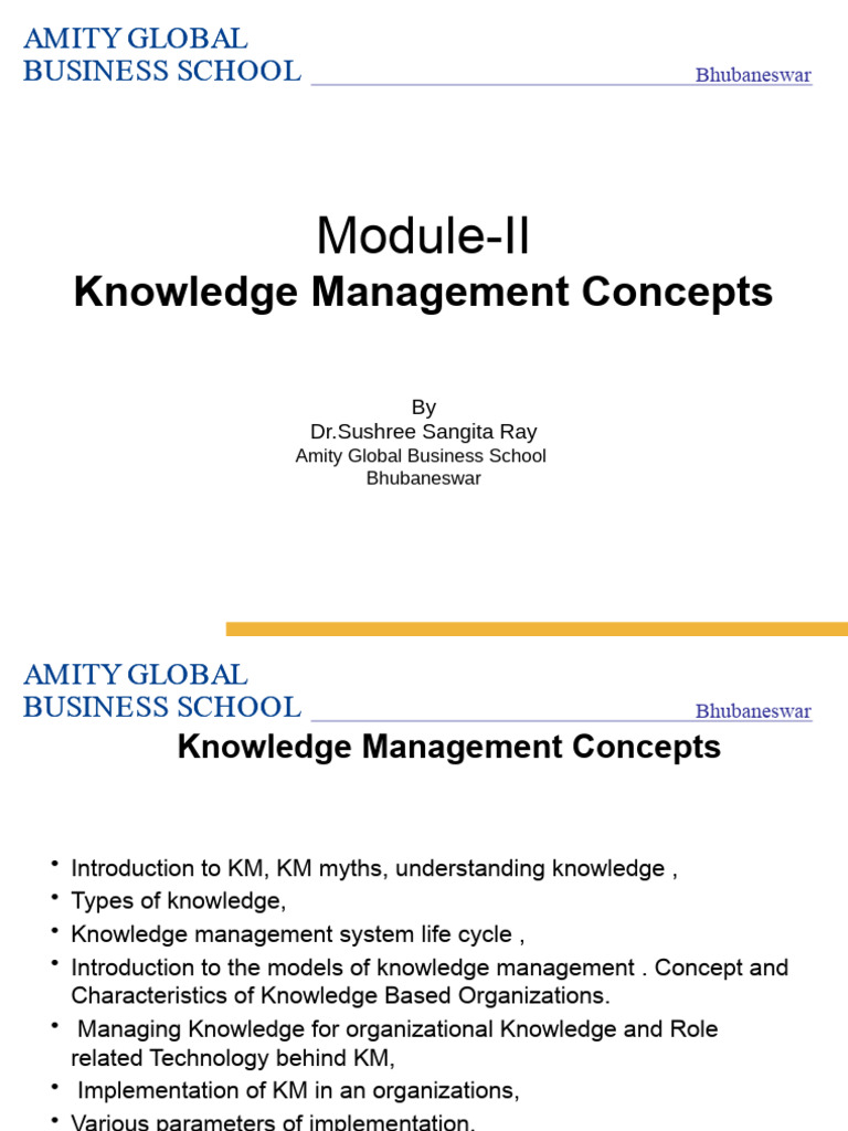 Knowledge Management Concepts Overview | PDF | Knowledge Management | Tacit Knowledge