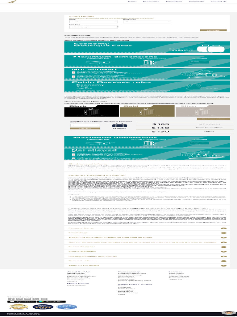 Baggage Gulf Air | PDF | Baggage | Aviation Baggage Gulf Air | PDF | Baggage | Aviation