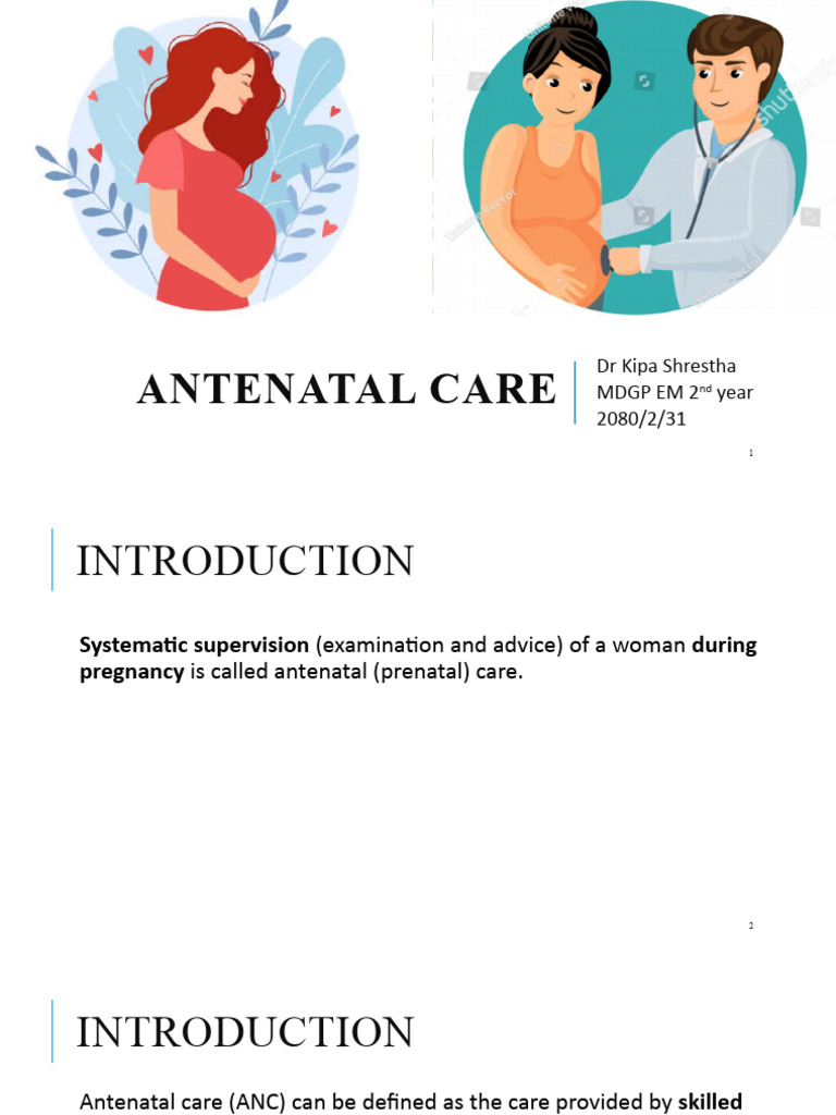 Antenatal Care | PDF | Pregnancy | Prenatal Development