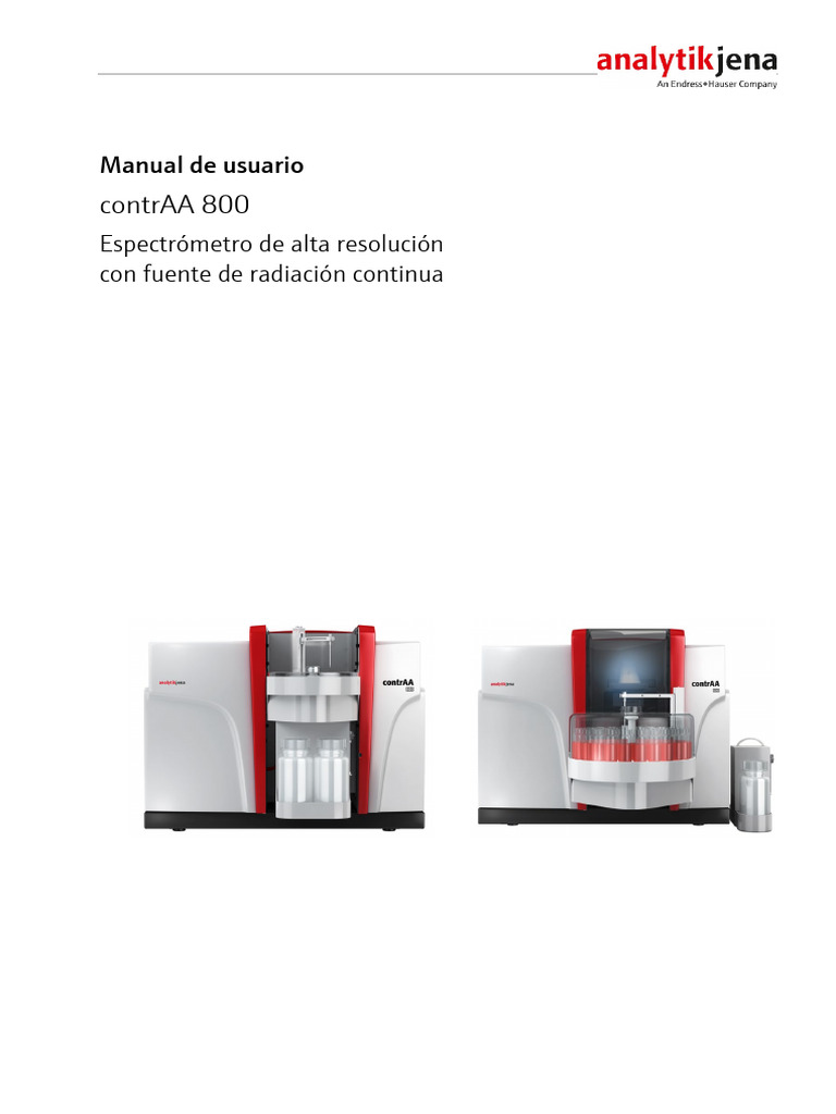 Manual contrAA 800 Es | PDF | Enchufes y tomas de corriente alterna | Seguridad y salud ocupacional