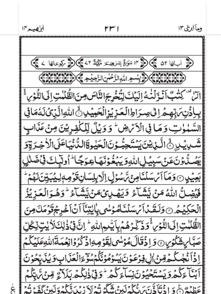 14 Surah Ibrahim | PDF