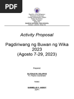 2025 Buwan NG Wika Sertipiko NG Pagkilala | PDF