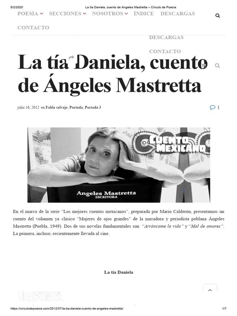 La Tía Daniela | PDF