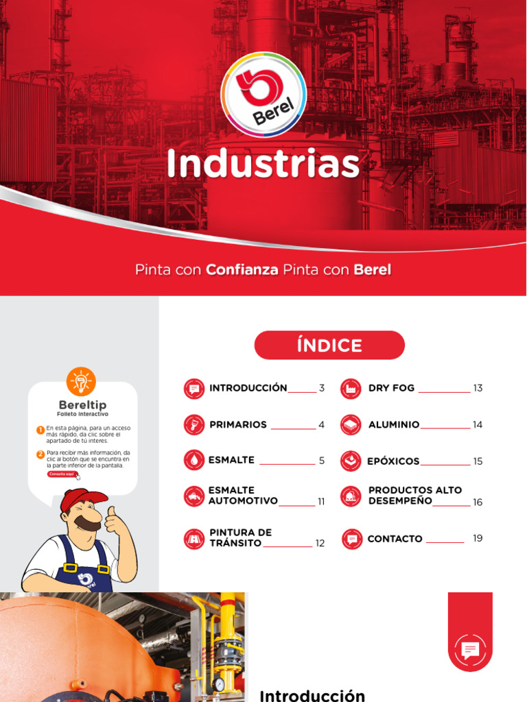 Catálogo de Pinturas Berel 2025 | PDF | Pintar | Corrosión