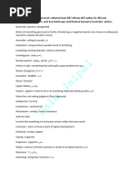 Neurological Terminology Glossary | PDF | Myelin | Central Nervous System