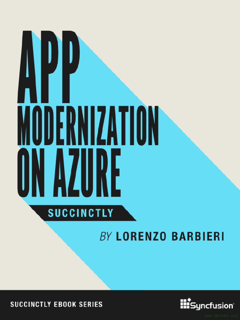 App Modernization On Azure Succinctly Pdf Cloud Computing Microsoft Azure
