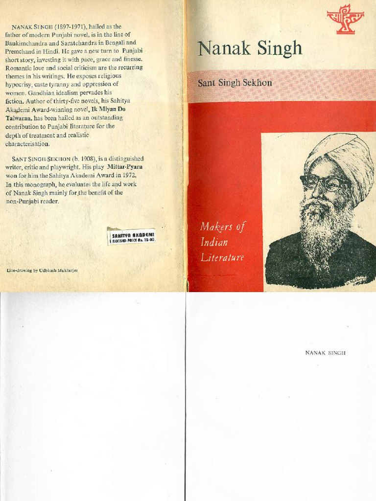 Nanak Singh, Sant Singh Sekhon (English) | PDF