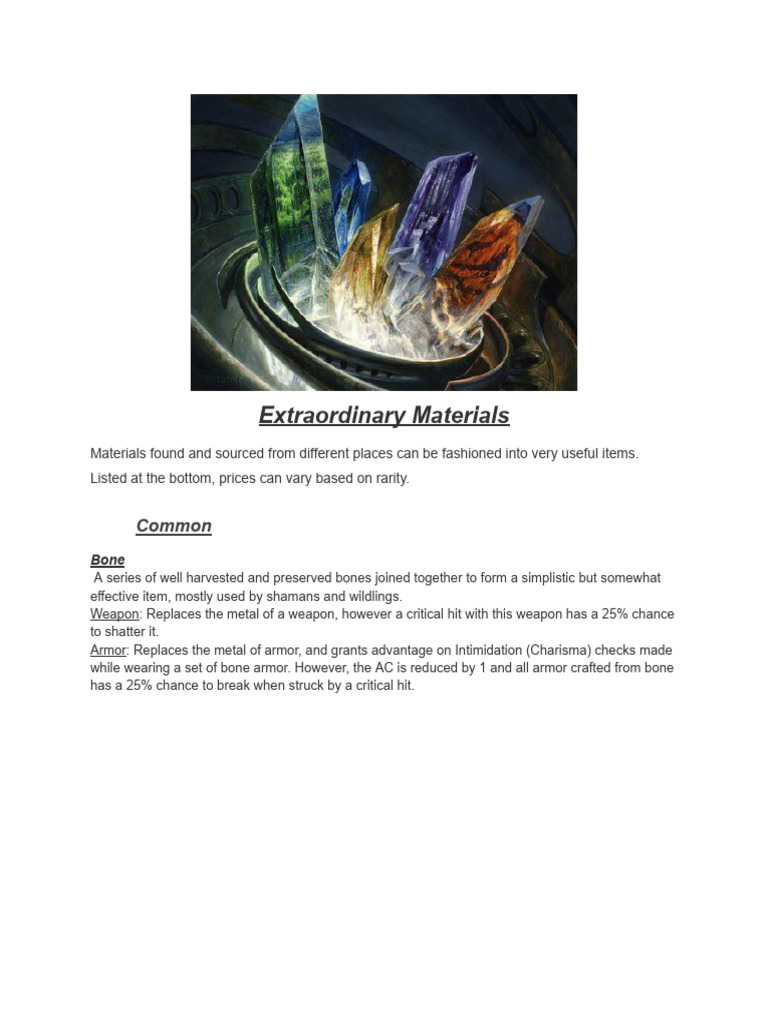 5E Extraordinary Materials | PDF | Buoyancy | Metals