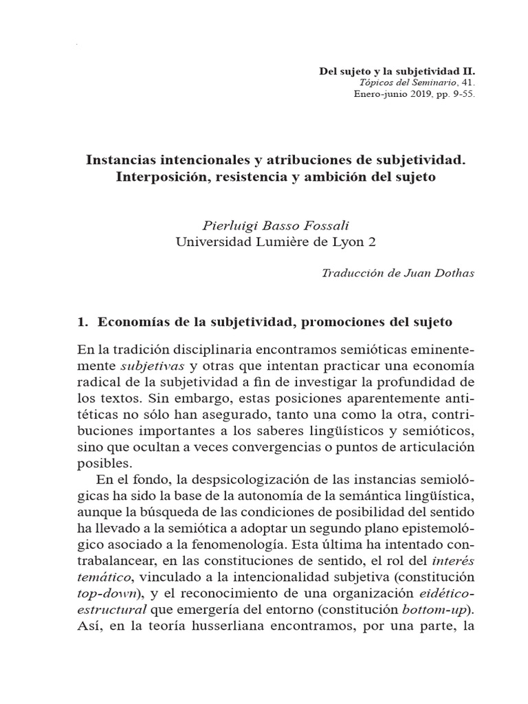 2594 0619 Tods 41 9 | PDF | Subjetividad | Semiótica