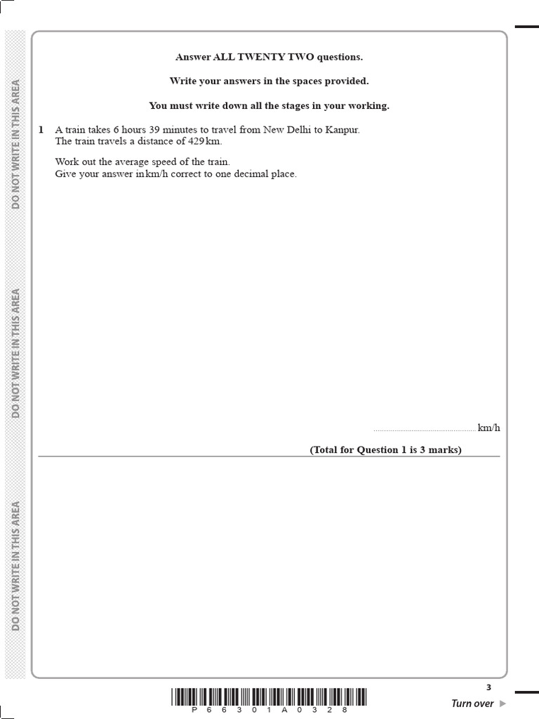 04a IGCSE Maths 4MA1 2H - January 2021 Examination Paper | PDF | Economies