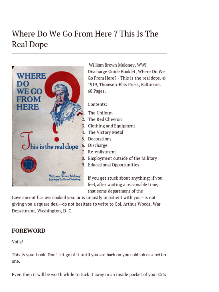 Where Do We Go From Here - This Is The Real Dope | PDF | Cost Of Living ...
