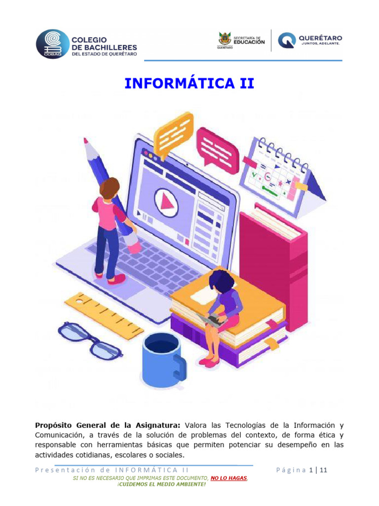 01 B1A1 INFORMÁTICA II Presentación Actividad 1 | PDF | Informática | Comunicación