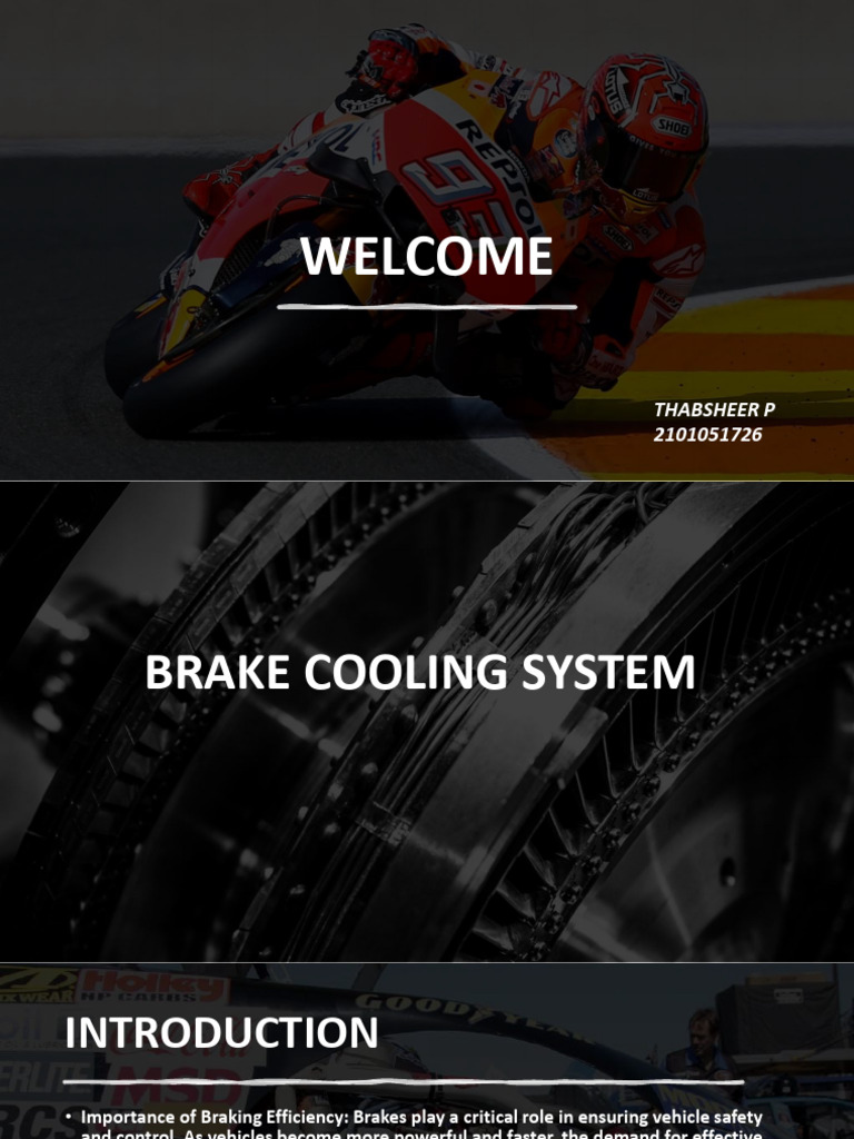 Brake Cooling System | PDF | Brake | Transportation Engineering