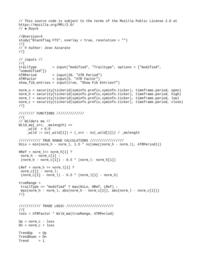 Blackflag FTS ATR Trend Indicator | PDF | Computing | Software Engineering