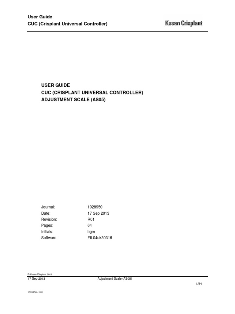 Microsoft Word - Ug - As05 - Uk - r01 | Download Free PDF | Parameter (Computer Programming) | Valve