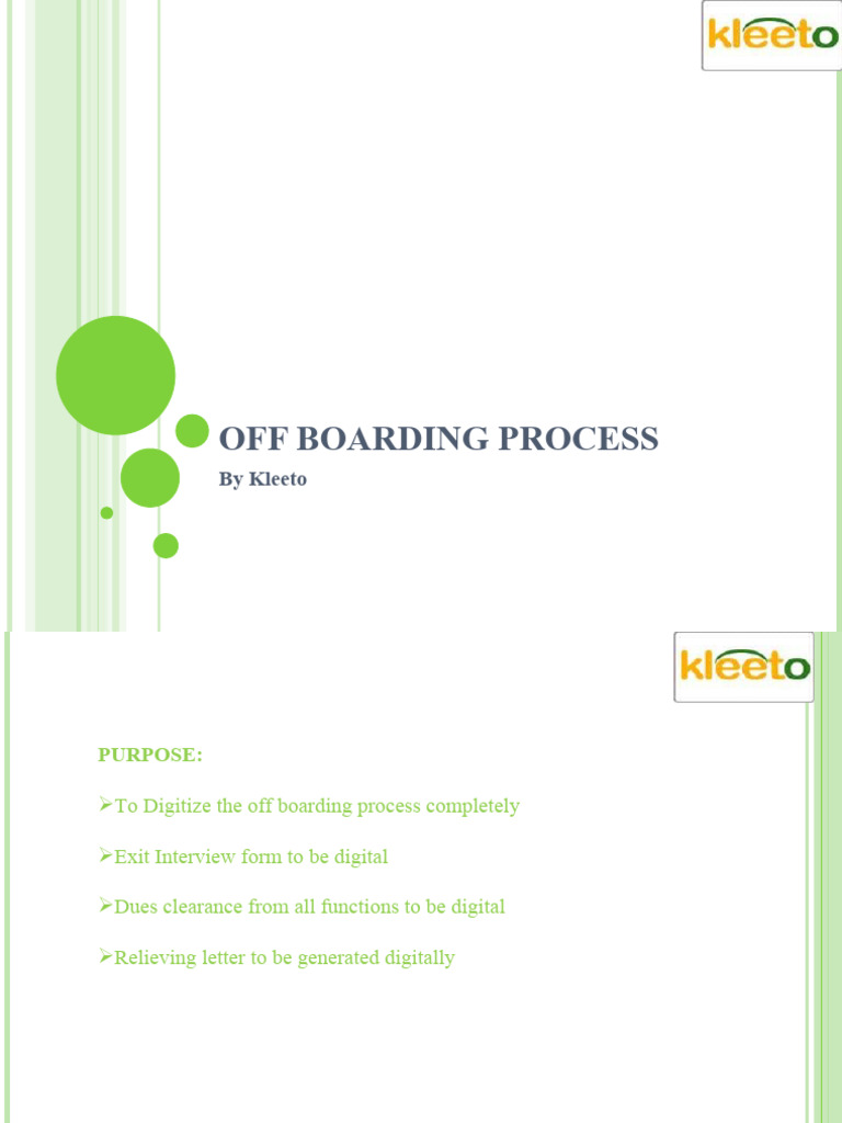 Off Boarding Process | PDF | Screenshot | Cyberspace