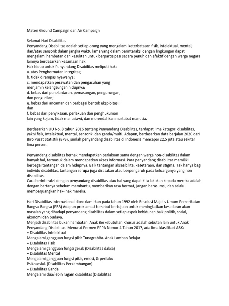 Materi Ground Campaign & Air Campaign | PDF