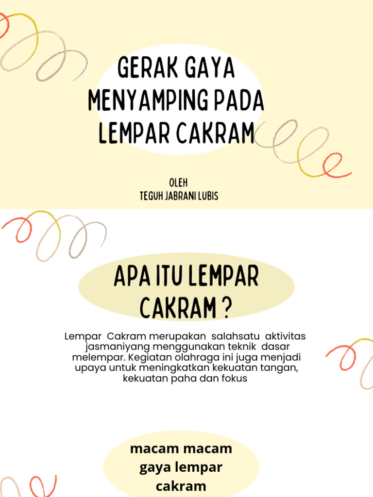 Teknik Lempar Cakram Gaya Samping | PDF | Olahraga & Rekreasi