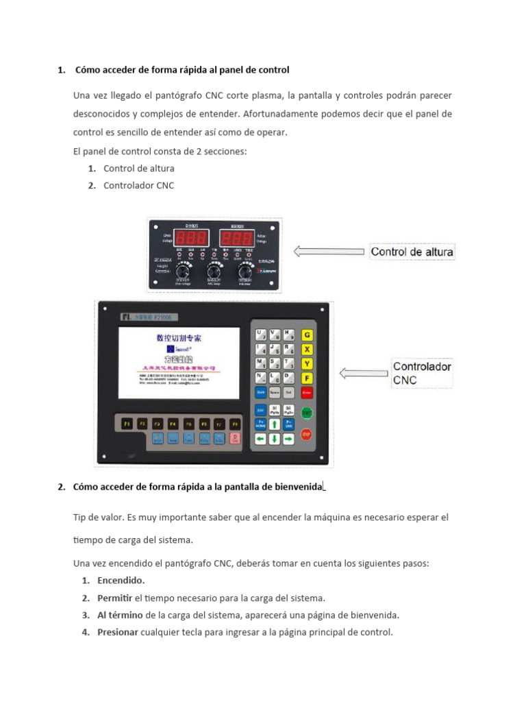 Cómo Acceder de Forma Rápida Al Panel de Control | PDF | Control numerico