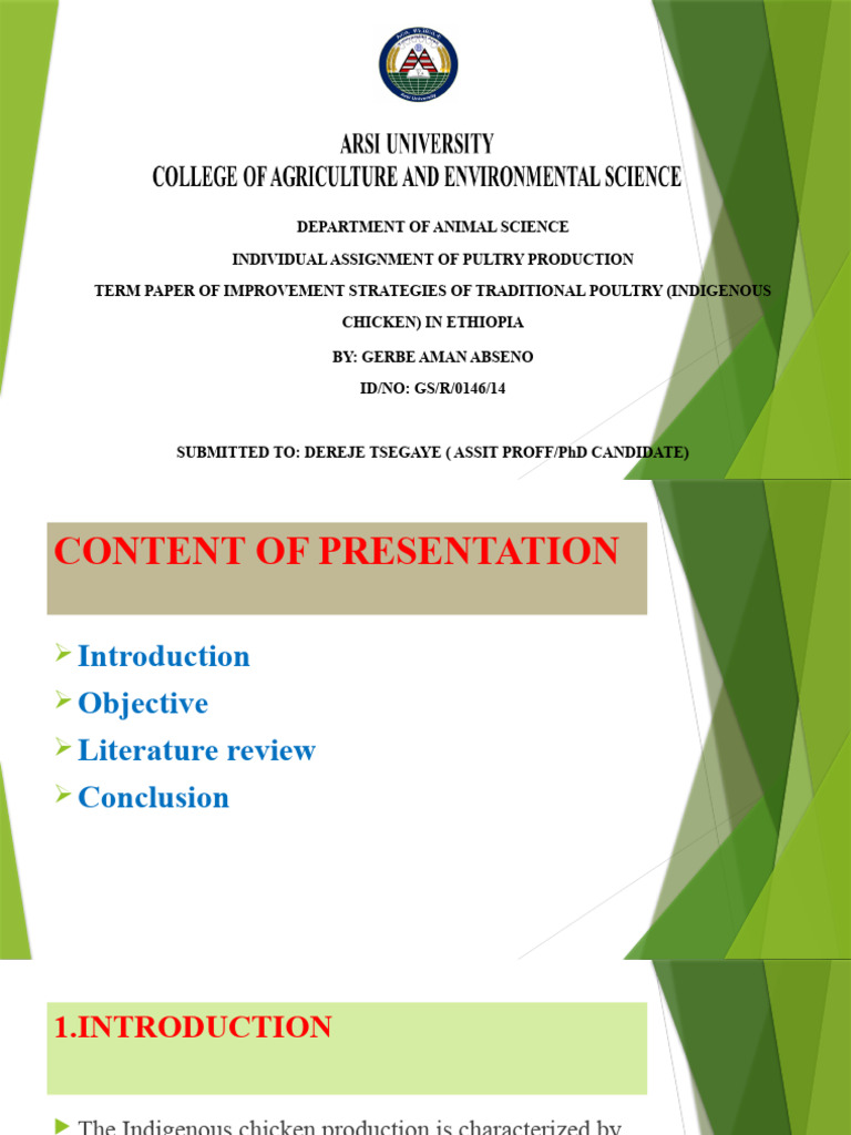 Poultry PPT G6 | PDF | Chicken | Poultry