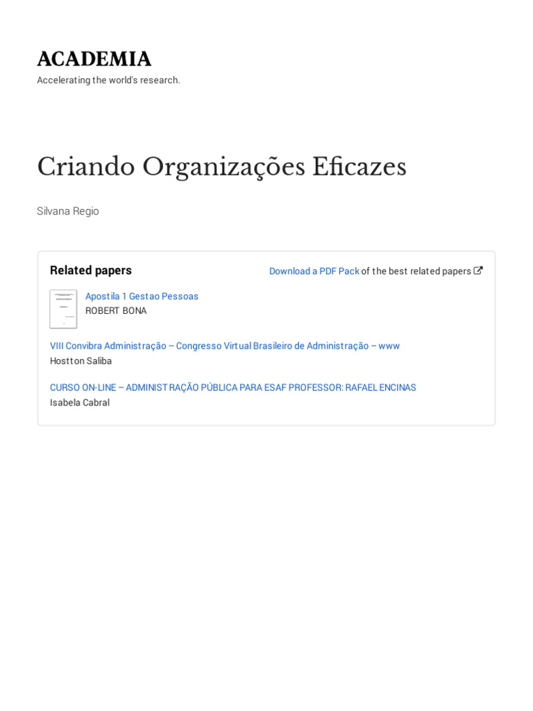Criando - Organizacoes - Eficazes - Mitzberg With Cover Page v2 | PDF ... Criando - Organizacoes - Eficazes - Mitzberg With Cover Page v2 | PDF ...