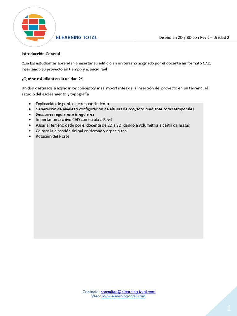 Unidad 2 - Teorica Elt | PDF | Autodesk Revit | Cad automático