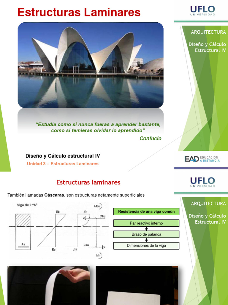 Estructuras Laminares. Laminas Cilindricas | PDF | Viga (Estructura ...