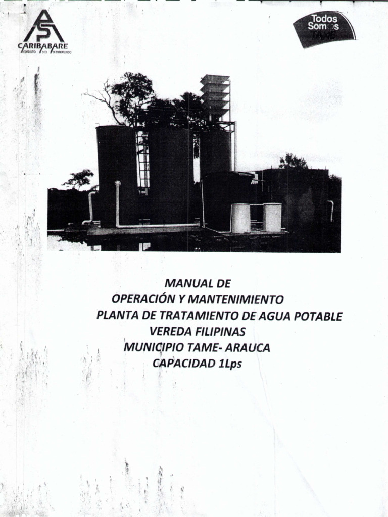 Manual de Operacion y Mantenimiento | PDF | Agua | Química