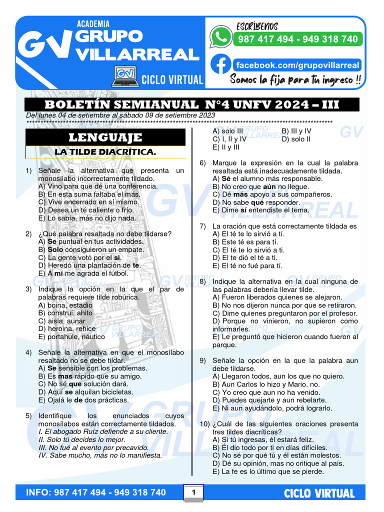Boletin #4 Unfv Semian 2024 | PDF | Imperio Inca | Roma antigua
