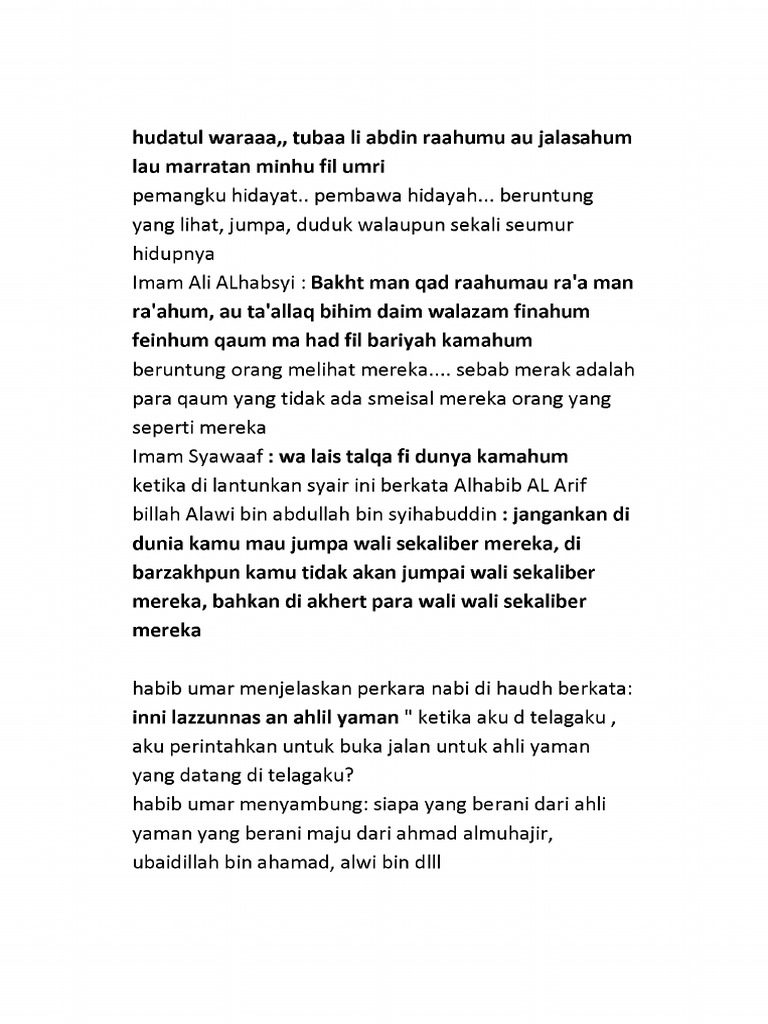 Habib Abu Bakar Gersik | PDF