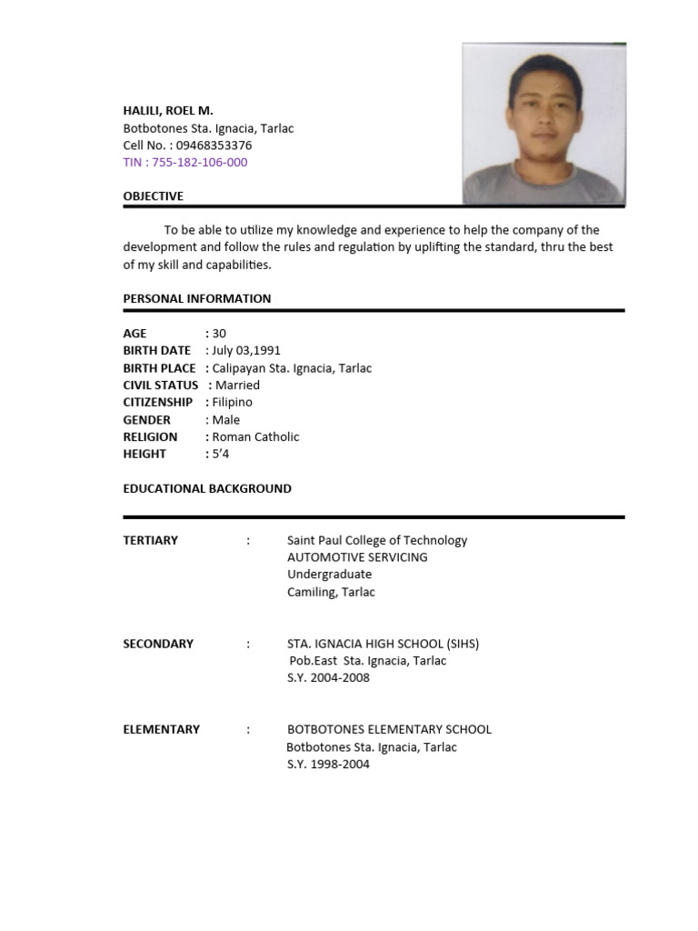 Roel Resume Final 1 | PDF