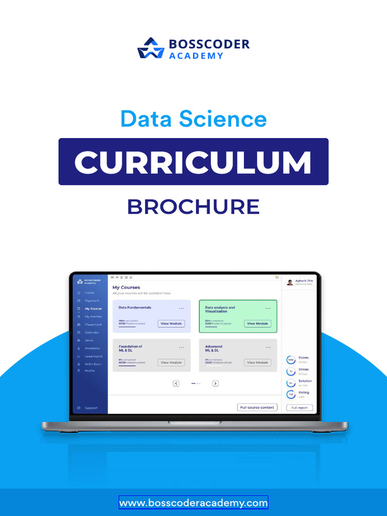 Data Science - Curriculum Brochure | PDF | Data Science | Machine Learning
