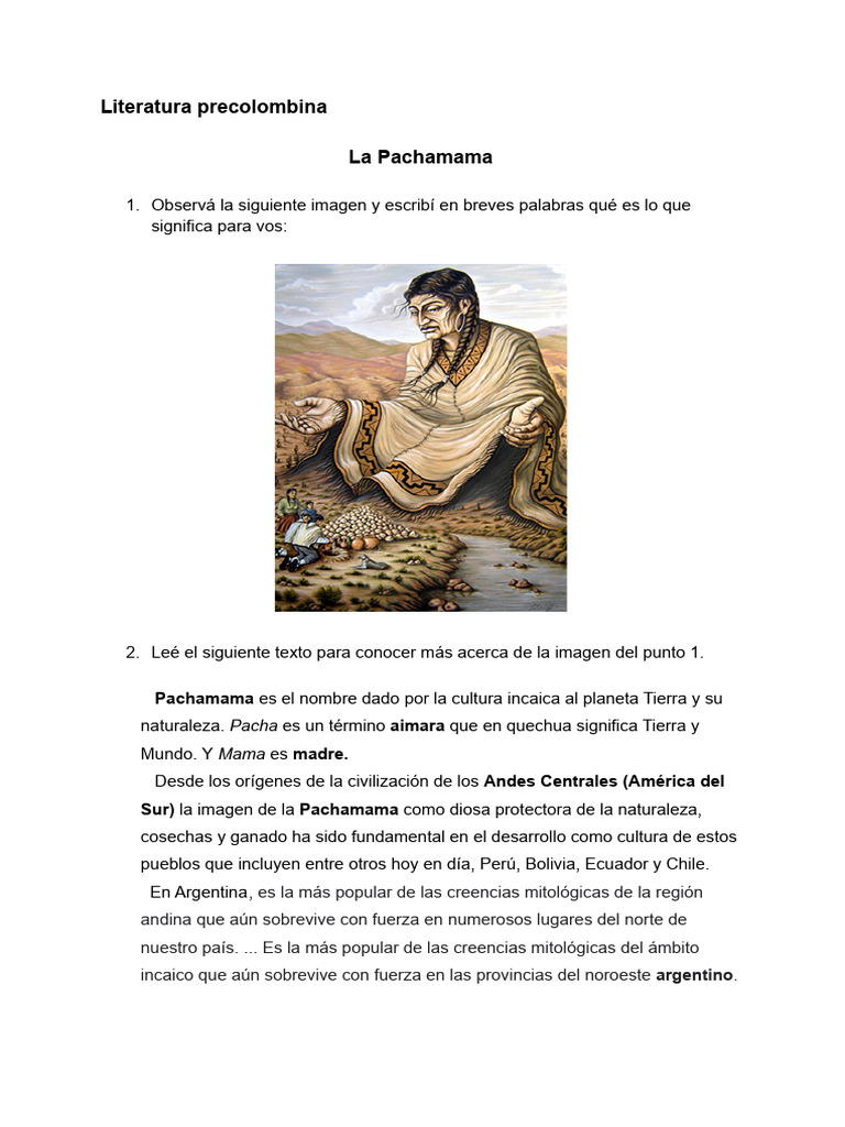 La Pachamama | PDF