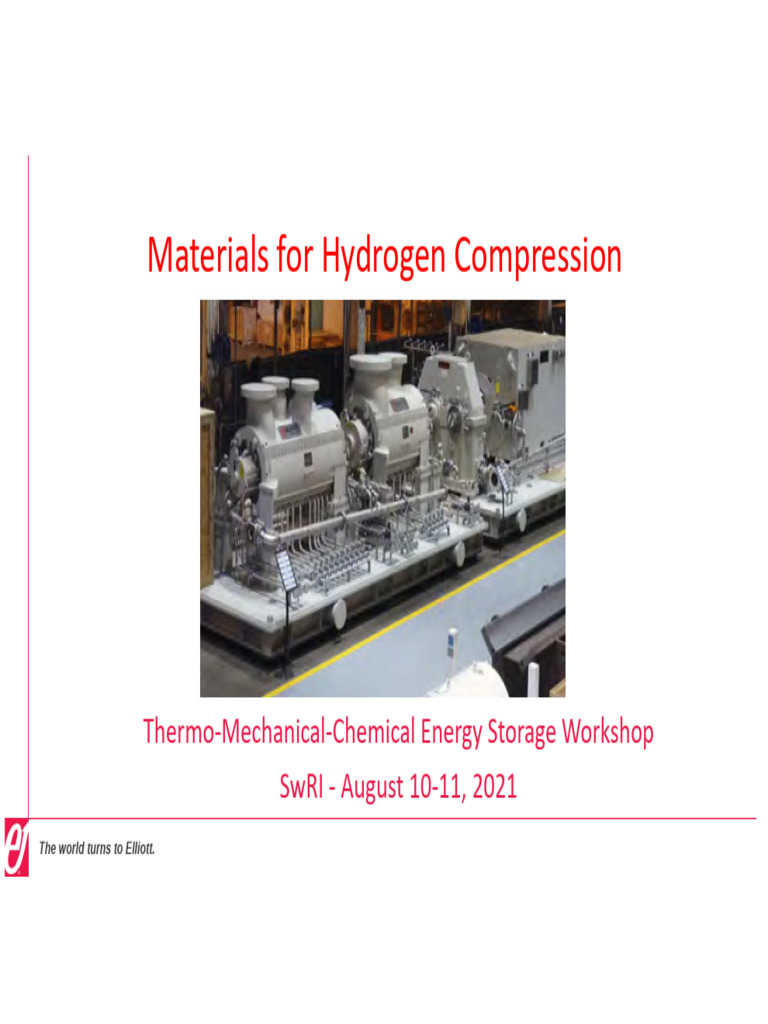 Materials For Hydrogen Compression | Download Free PDF | Hydrogen | Steel