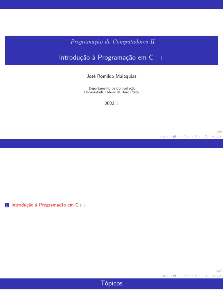 bcc702.2023 1.aula 01 Linguagem C++ | PDF | Linguagem de programação | C