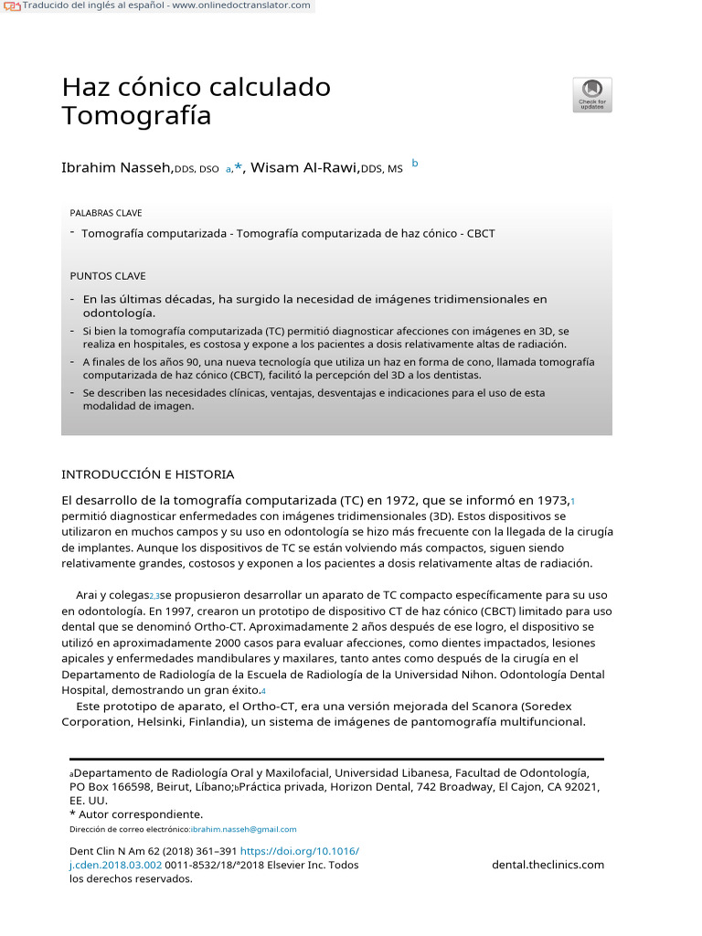 NASSEH, 2018 en Es | PDF | Ct Scan | Implante dental