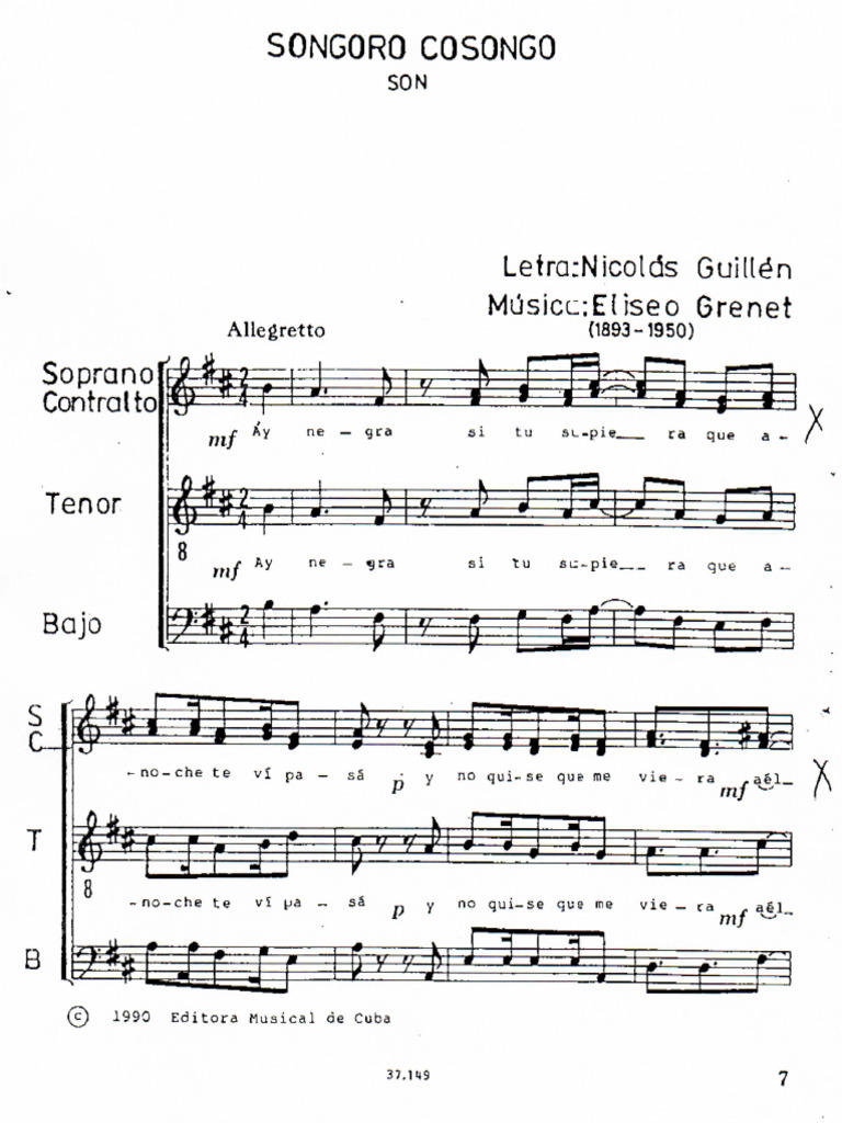 Songoro Cosongo | PDF